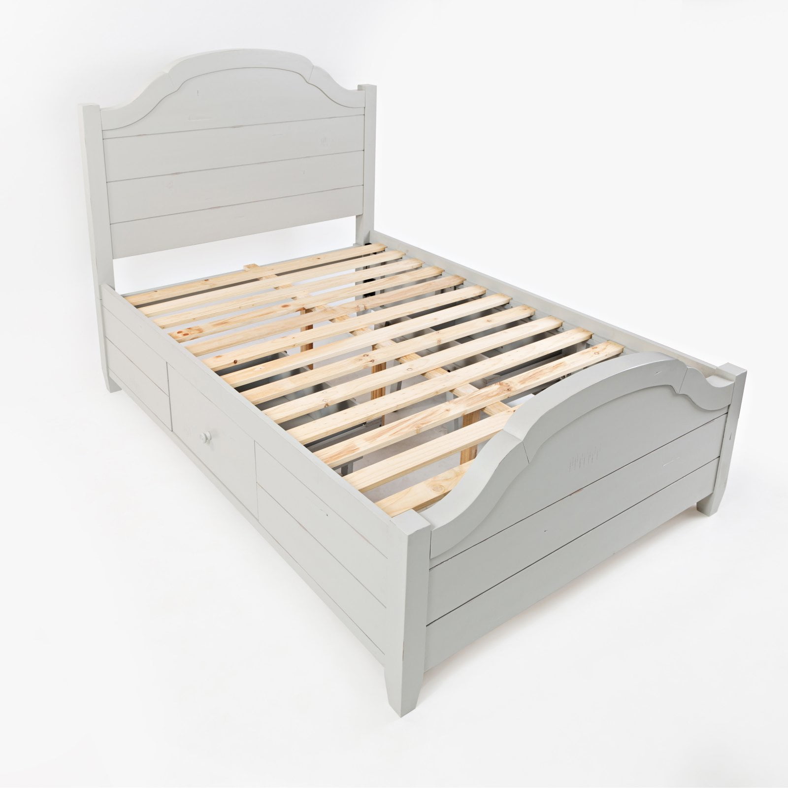 Jofran Chesapeake Dove Gray Platform Storage Bed - Walmart.com