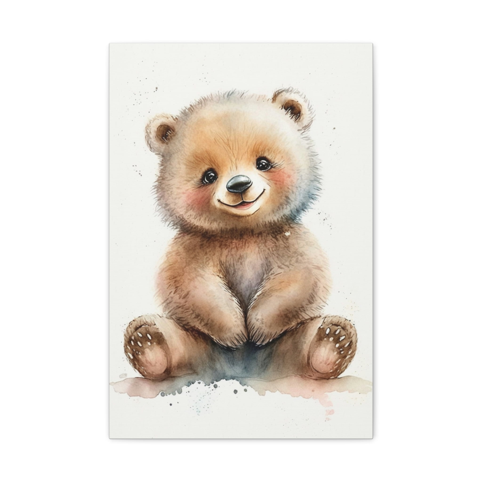 Watercolor Teddy Painting - Nursery Collection - Bedtime Stories ...