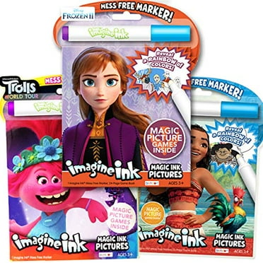 Imagine Ink Coloring Book Assorted Set for Girls (Bundle Includes 6 ...