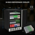 Rocita 24'' Outdoor Mini Refrigerator, Built-in Beverage Fridge for ...