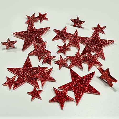 Floating Stars Glitter Red-Fills 1 Gallon For Your Vases-Including ...