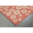 Liora Manne Terrace 1790/27 Shell Toss Coral Area Rug 23 Inches X 7 ...