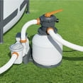 Bestway Flowclear 2200 GPH Sand Filter Pump for Above Ground Pool, Easy ...
