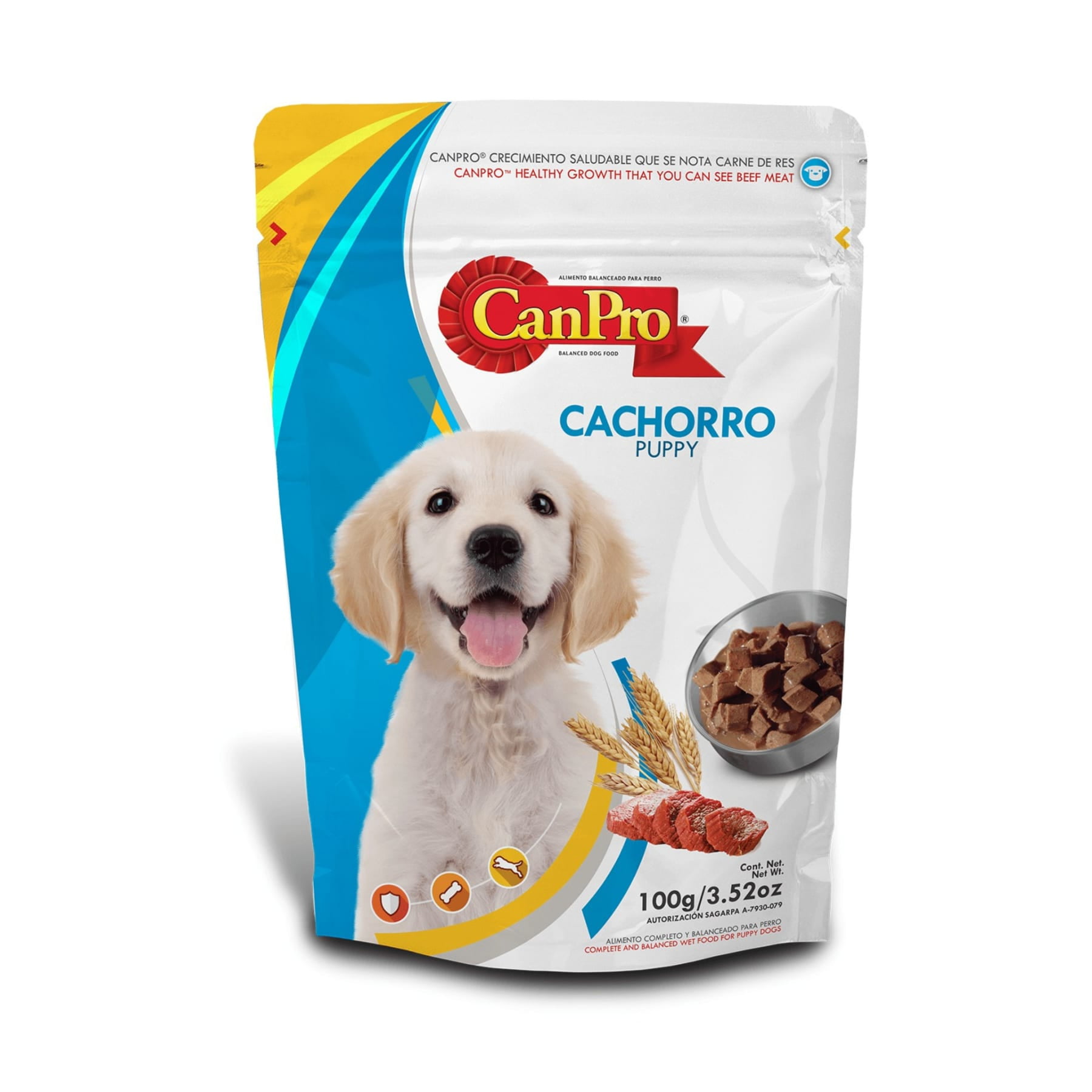 Alimento Húmedo CanPro Pouch Cachorro 100 g 20 Sobres | Bodega Aurrera en línea