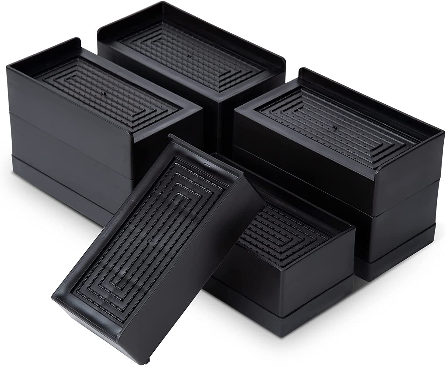 Adjustable Furniture Risers for Sofas. Bed Risers 3 Inch Heavy Duty ...
