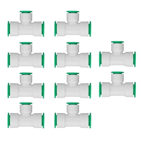 Tee Pipe Fittings, Reducing Connector Good Stability PPR Material 10PCS ...