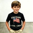 Boys’ 1776-2026 Independence Day Tee, 250th Anniversary Airplane Flag ...
