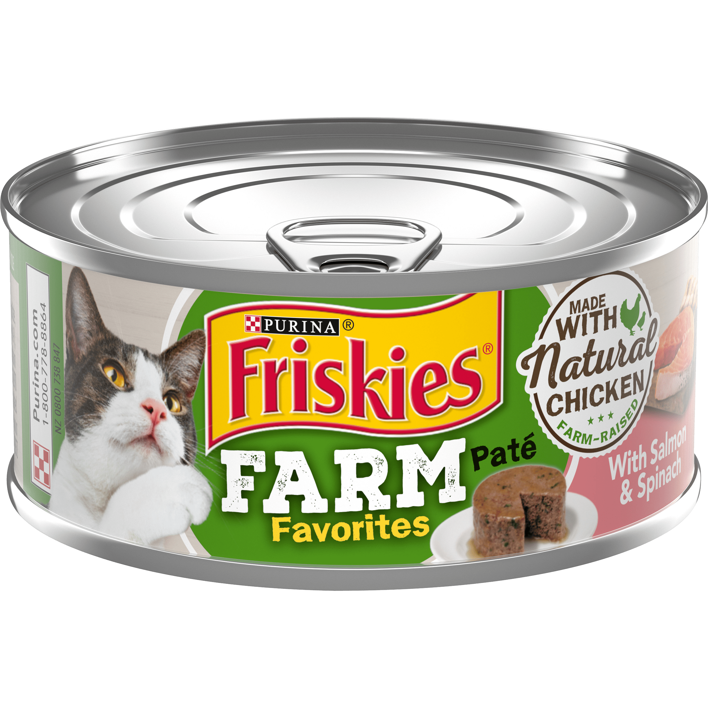  24 Pack Friskies Pate Wet Cat Food Farm Favorites With Salmon 5 5 