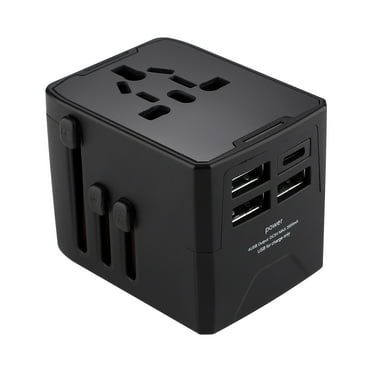 Universal World Travel Adapter Converter Wall Charger US UK AU EU Power ...