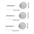 Agiufgs Stainless Steel Mesh Strainer Set, Fine 100-Mesh Filter for ...