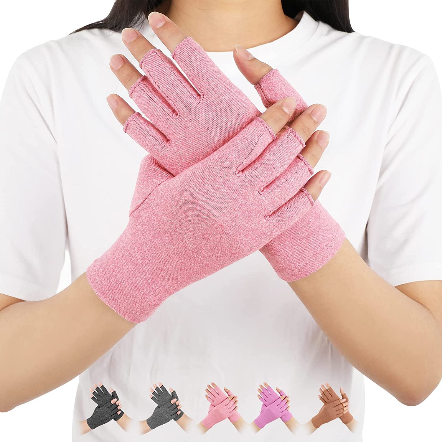 DISUPPO Arthritis Compression Gloves Relieve Pain from Rheumatoid, RSI ...