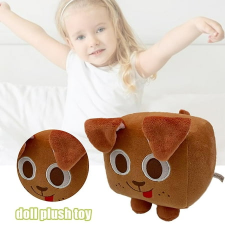 Square Cat Plush Toy Doll For Children Stuffed Animal Puppets Soft ...