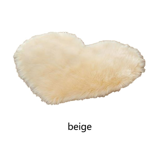 Rugs Floor Mat Heart Shaped On Carpet Indoor Cold-Proof Carpets Bedside ...