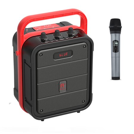 Shinco Bluetooth PA System with Wireless Microphone, FM Radio and ...