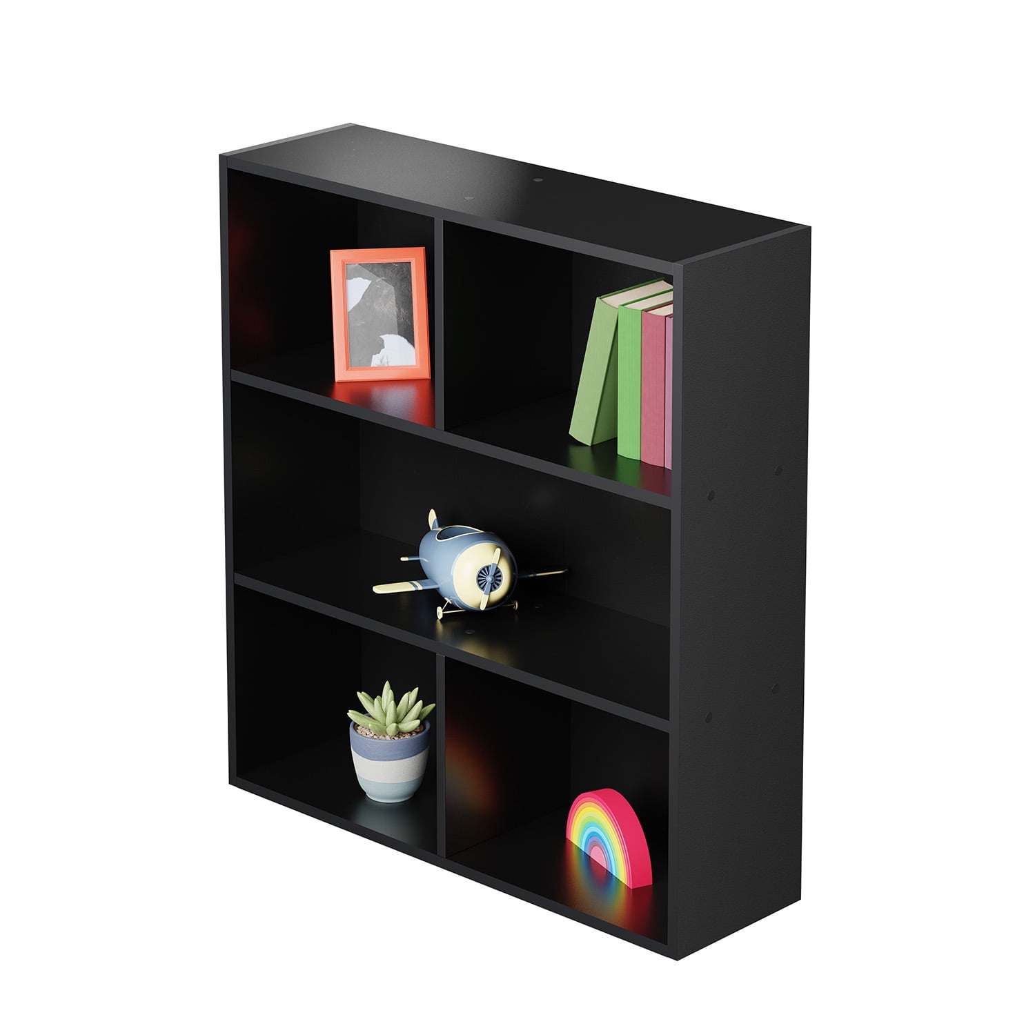 Mubson Librero con 5 Repisas. Estanteria para Recamara o Sala Mubson ...