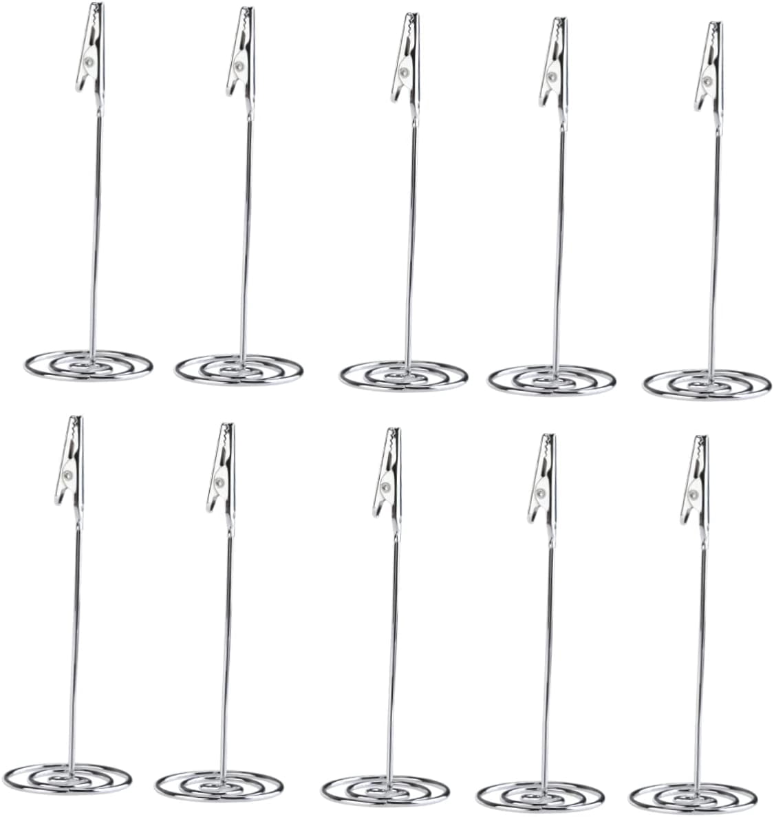Wire Holder 10pcs Table Holder Wedding Menu Name Clasp Memo Alligator ...
