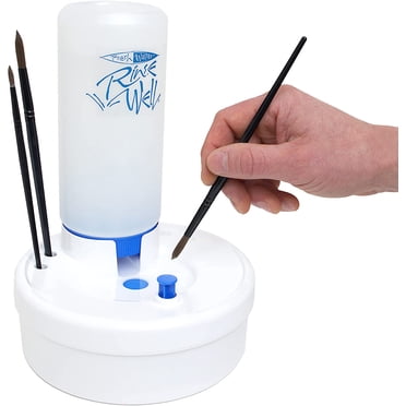 US Art Supply Small Stainless Steel Leak-Proof Deluxe Brush Washer ...