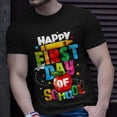 Back To School Teachers Kids Child Happy First Day Of School Unisex ...