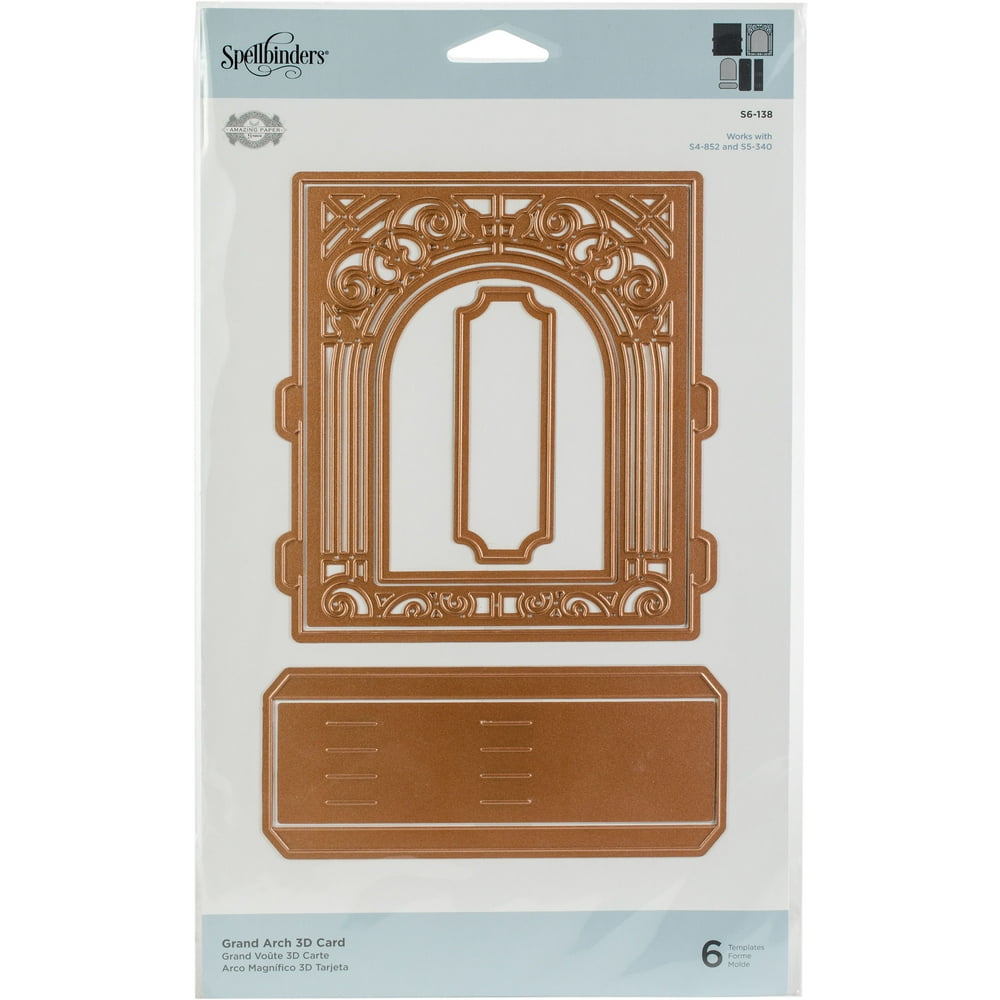 Spellbinders Shapeabilities Dies-Grand Arch 3D Card - Walmart.com ...