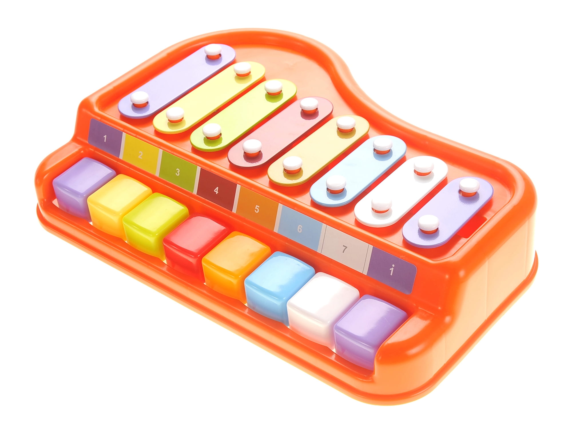 2 in 1 Xylophone/Piano With Music Sheet Songbook, Baby Piano Toy ...