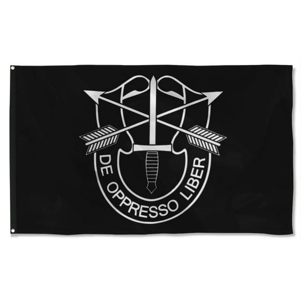 Cayyon Special Forces Crest Black And White Flag 3x5Feet Military ...