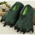CoCopeanut Unisex Plush Animal Paw Slippers Dinosaur Claw Slippers ...