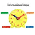 Happy Date Clock—Teaching Kids to Tell Time, Color-Coded Hour and ...