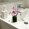 8.27 Inch Artificial Bonsai Potted Plant Fake Silk Flower Desktop ...