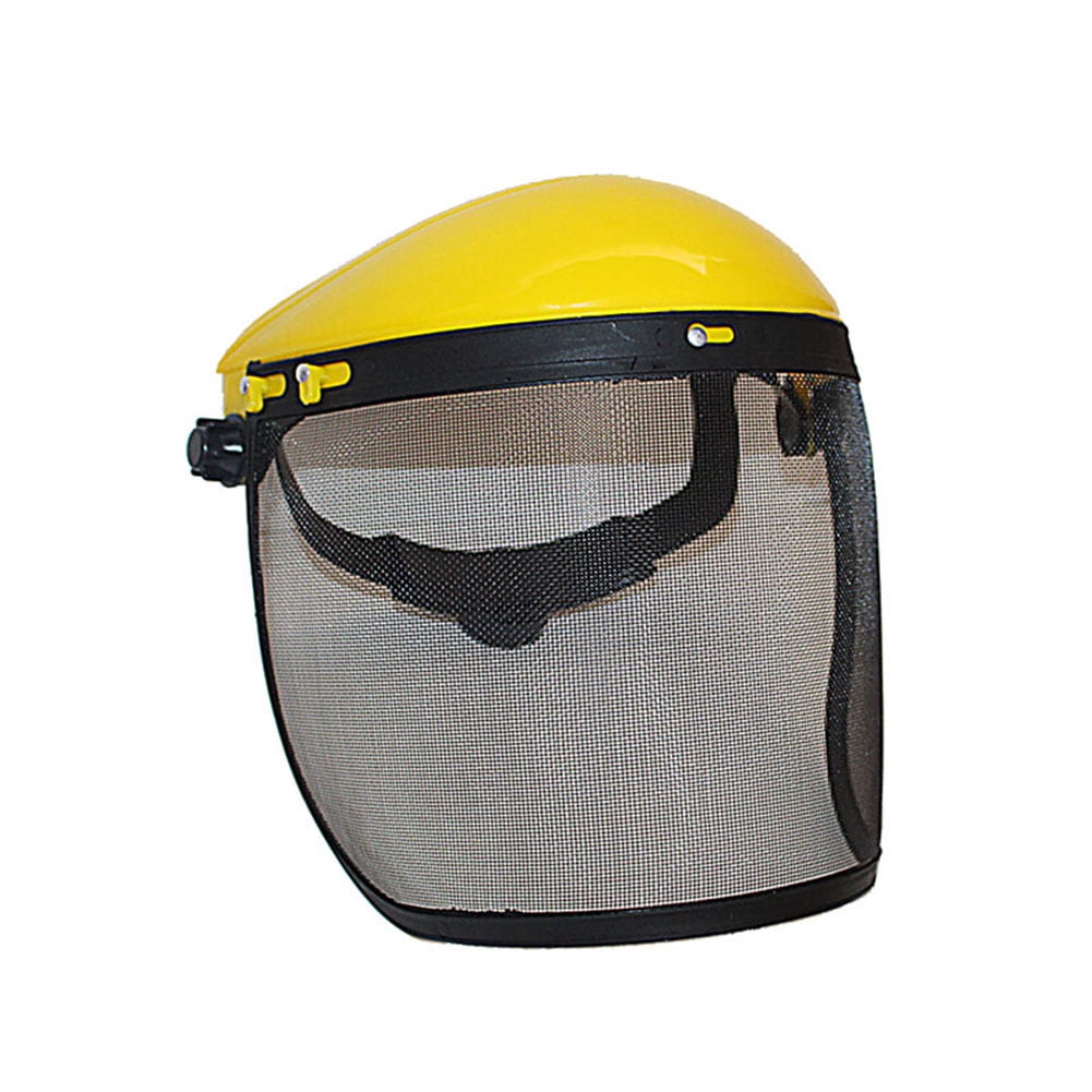 Buy BONYOUN Garden Grass Trimmer Safety Helmet Full Face Mesh Visor ...