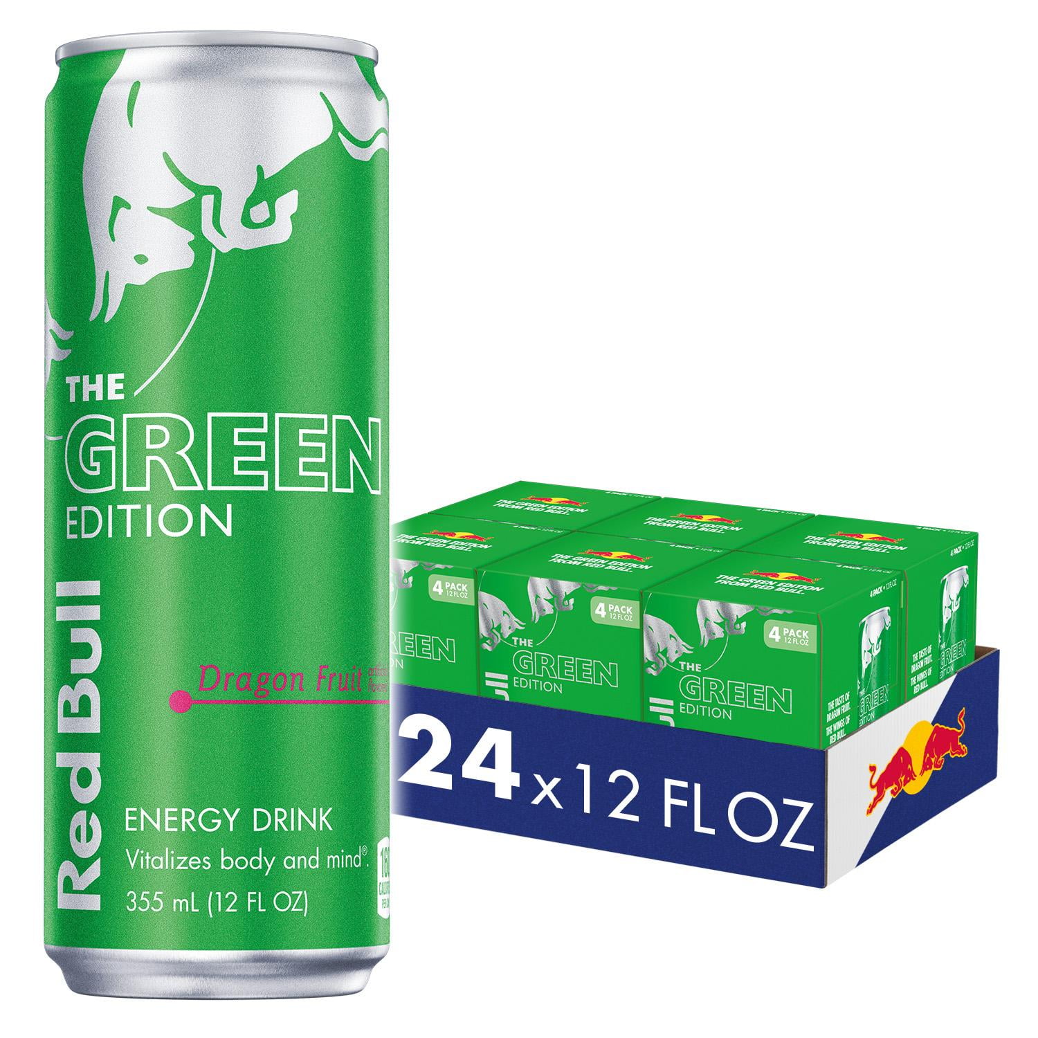 Redbull Green Edition Dragonfruit 12oz 24Pk - Walmart.com