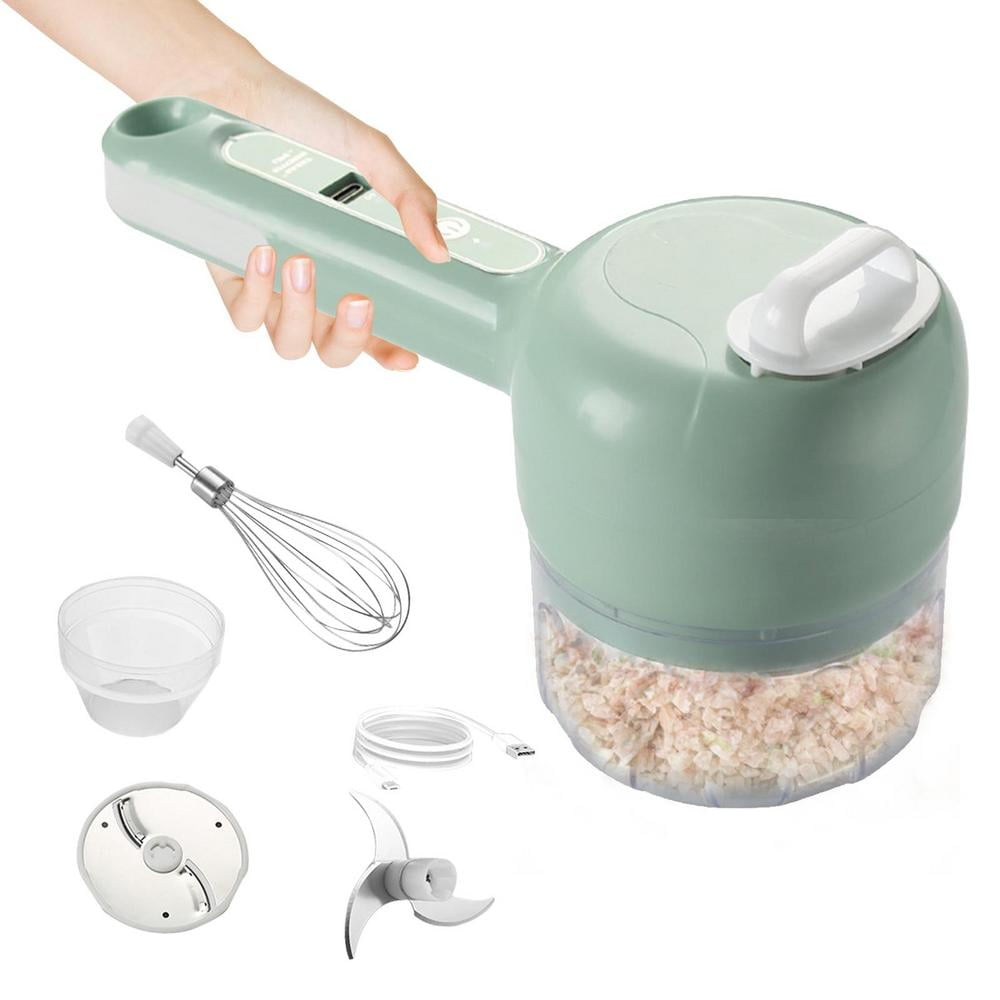 Tohuu Portable Electric Vegetable Cutter Set 5 In 1 Multifunctional ...