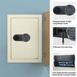 Paragon Safes In-Wall Safe with Digital Keypad and 2 Override Keys ...