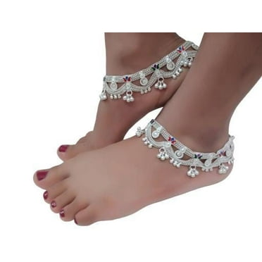 KVR Bharatnatayam Indian Traditional Dance Anklets Brass Bells Ghungroo ...