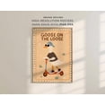 Affixzi Goose on Scooter Wall Art, Animal Poster, Whimsical Boho Print ...