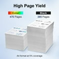 126XL T126 126 Color Ink Cartridge Compatible for Epson 126 ink ...