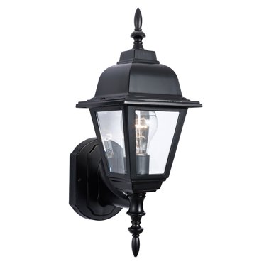 MAXSA Innovations 44219 Motion-Activated Wall Sconce (Black) - Walmart.com