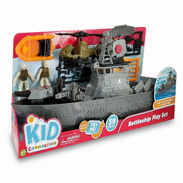 Kid Connection Battle Ship Play Set, 39 Pieces - Walmart.com