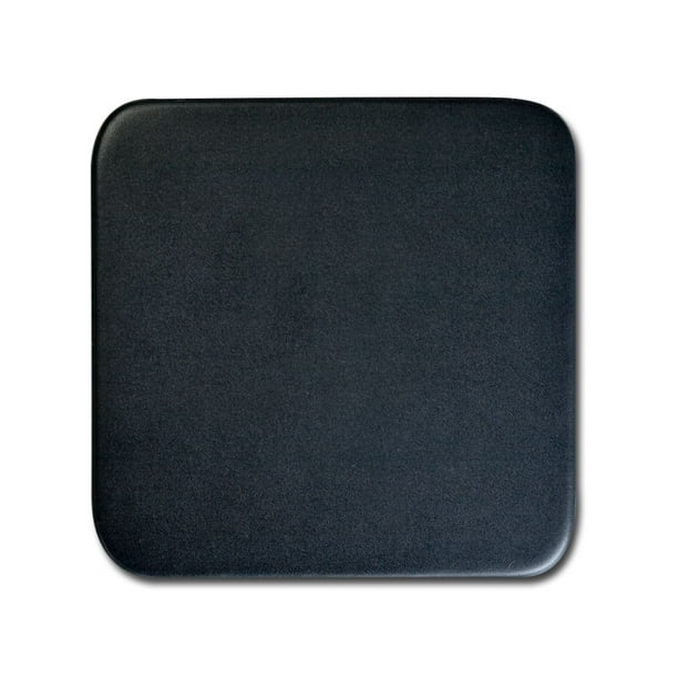 Dacasso Classic Black Leatherette Square Coaster - Walmart.com