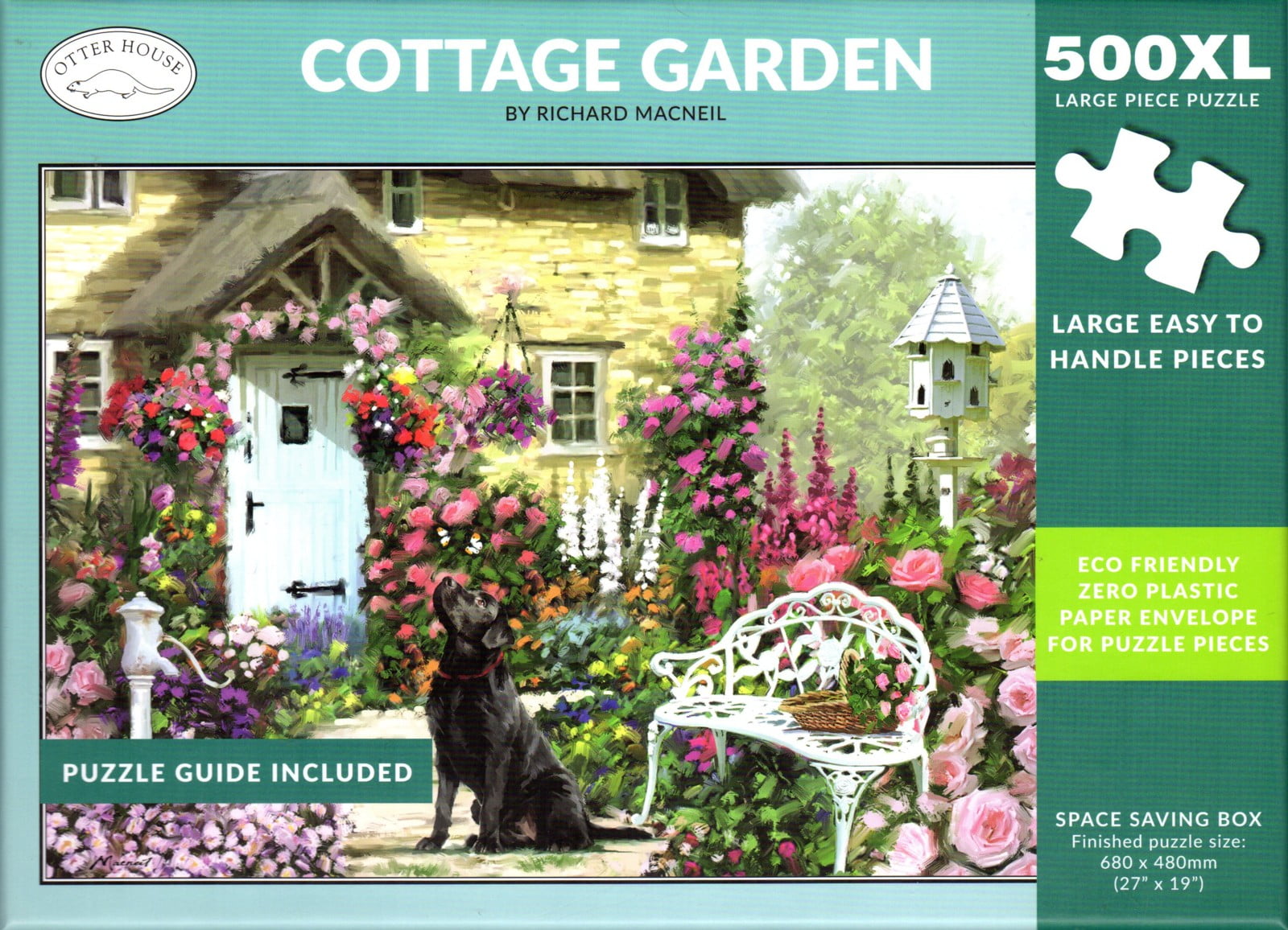 Otter House 500 XL Piece Puzzle - Cottage Garden - Walmart.com