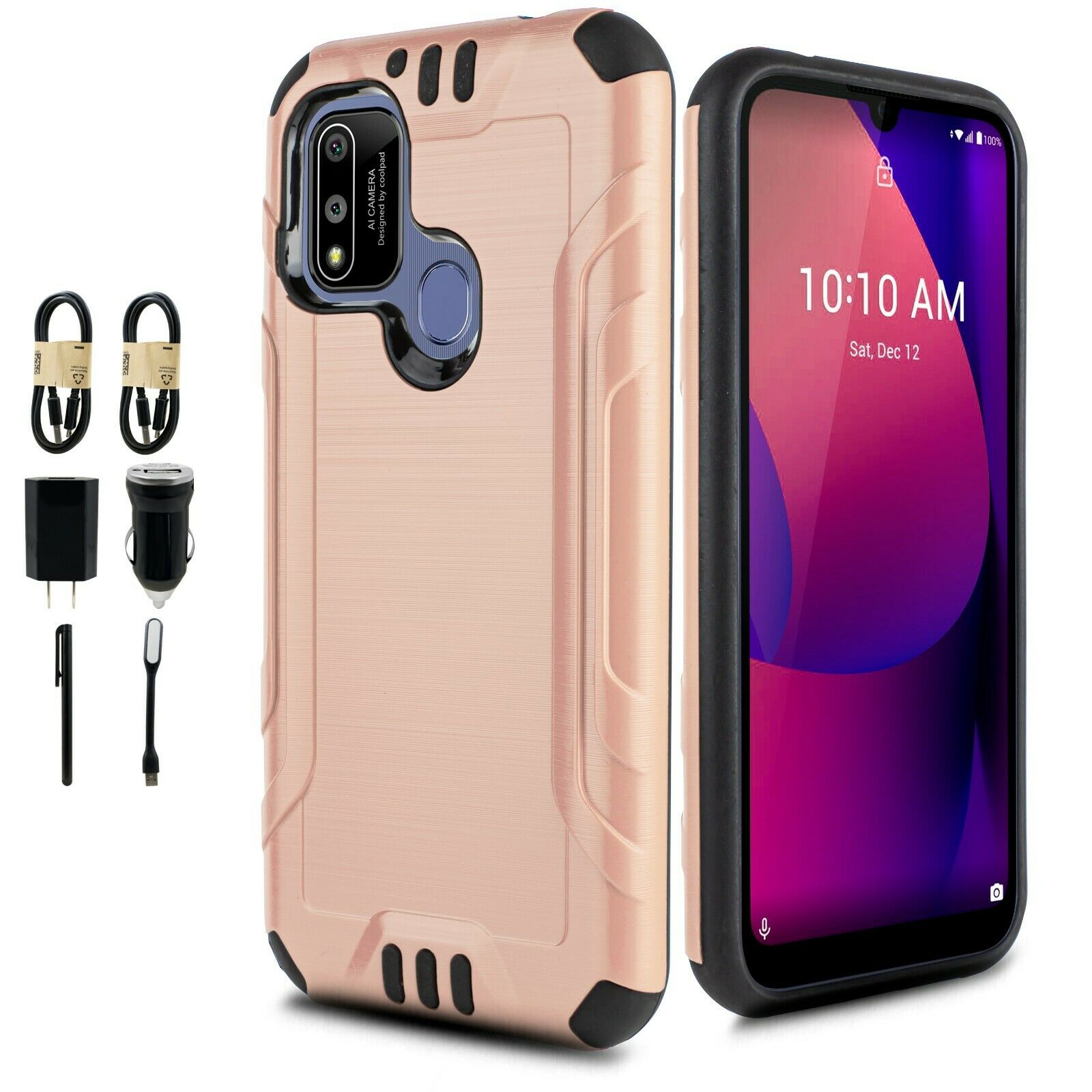 Value Pack+ for Coolpad SUVA Boost Mobile Defender Magnetic Phone Cell ...