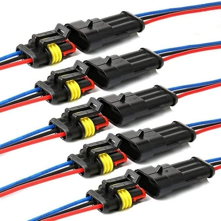 Way Car Waterproof Electrical Connector,3 Pin Plug Auto Electrical Wire ...