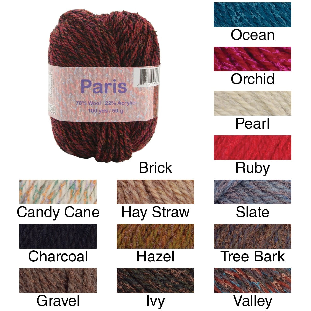 Elegant Yarns Paris Yarn - Walmart.com