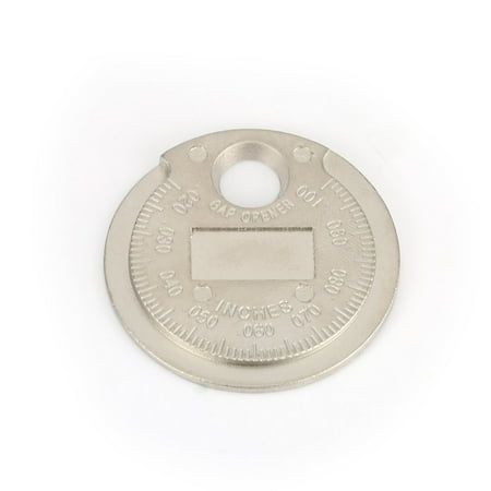 Coin-Type Mars Gauge Metric Portable Small Spark Plug Measuring Ruler ...