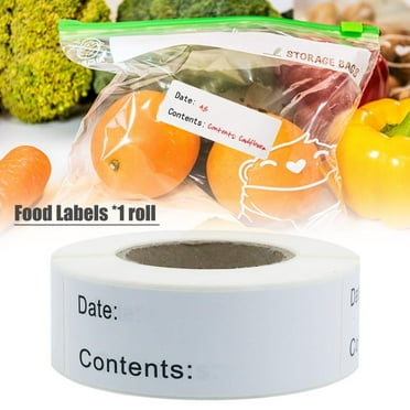 Dissolvable Food Labels for Food Containers – Glass, Plastic/Metal ...