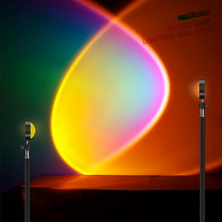 LED Dusk Lamp Projector Sunset Romantic Visual Lamp Adjustable 360 ...