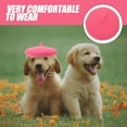 BESTYASH Pet Beret Hat Rosy Color Adjustable Elastic Band Comfortable ...