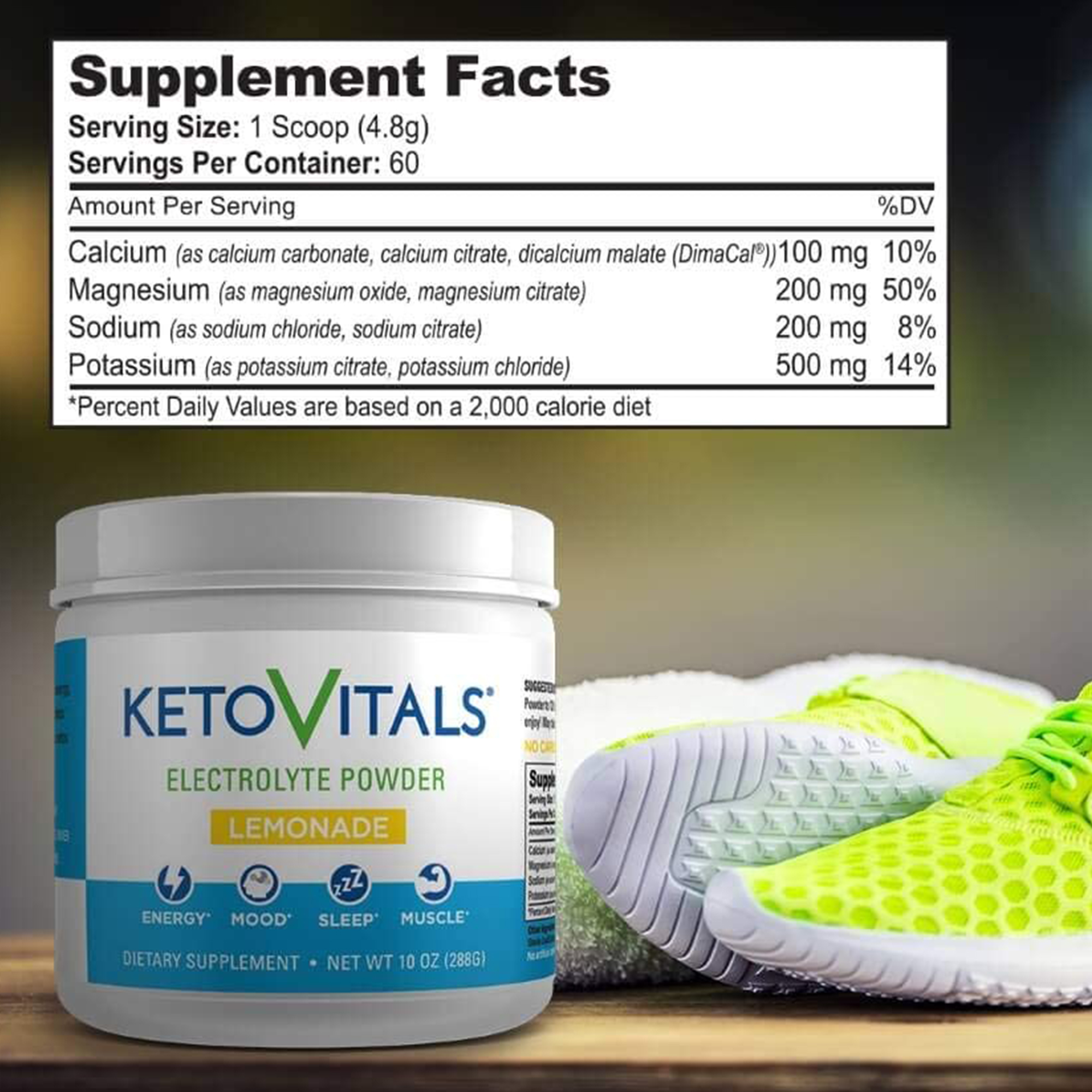 Keto Vitals Keto Electrolytes Powder for Hydration, Sleep, Energy ...