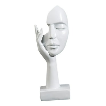 Resin Face Thinker Statue, Gift Sculpture Figurine Character Ornaments ...