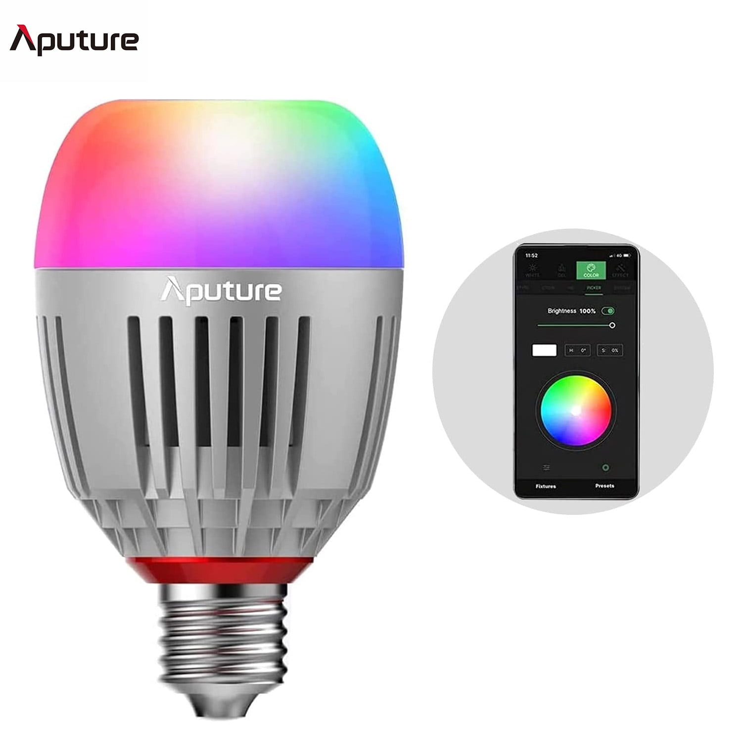Aputure Accent B7c RGBWW Color Mixing LED Light with a Built-in Battery ...