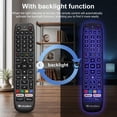 V6 Plus Bluetooth Voice Remote Control Replacement with Backlight ...